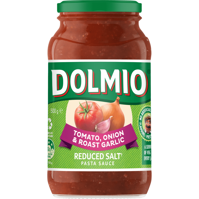 Dolmio Extra Tomato, Onion & Roast Garlic Pasta Sauce 500g | Dolmio AU